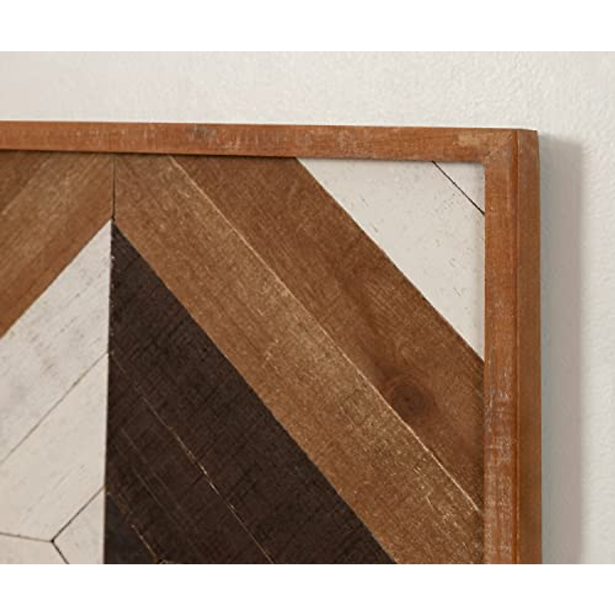 Kate and Laurel Ballez Wood Plaque Art Set, 3 Piece, Multi/Brown, 3