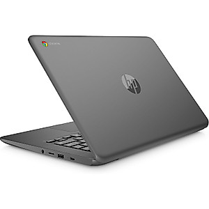 HP Chromebook 14A G5 Laptop 14" HD 1366 x 768 AMD A4-9120C Processor AMD Radeon R4 Graphics 4GB DDR4 RAM 32GB eMMC 1.6 GHz Chrome OS Wi-Fi Bluetooth Natural Silver (Renewed)