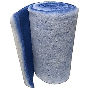 Encompass All Classic Bonded Filter Pad for Ponds and Aquariums - Cut to Fit 12x72 - Blue/White