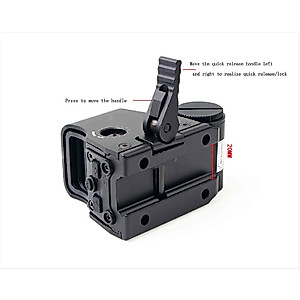 E-Tactical 556 Quick Installation and disassembly Replica Metal Holographic RED/Green Dot Sight Scope