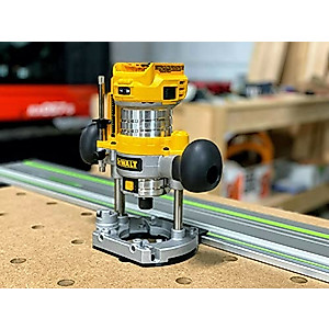 ToolCurve Guide Rail Adapter Compatible with Dewalt Trim Plunge Router