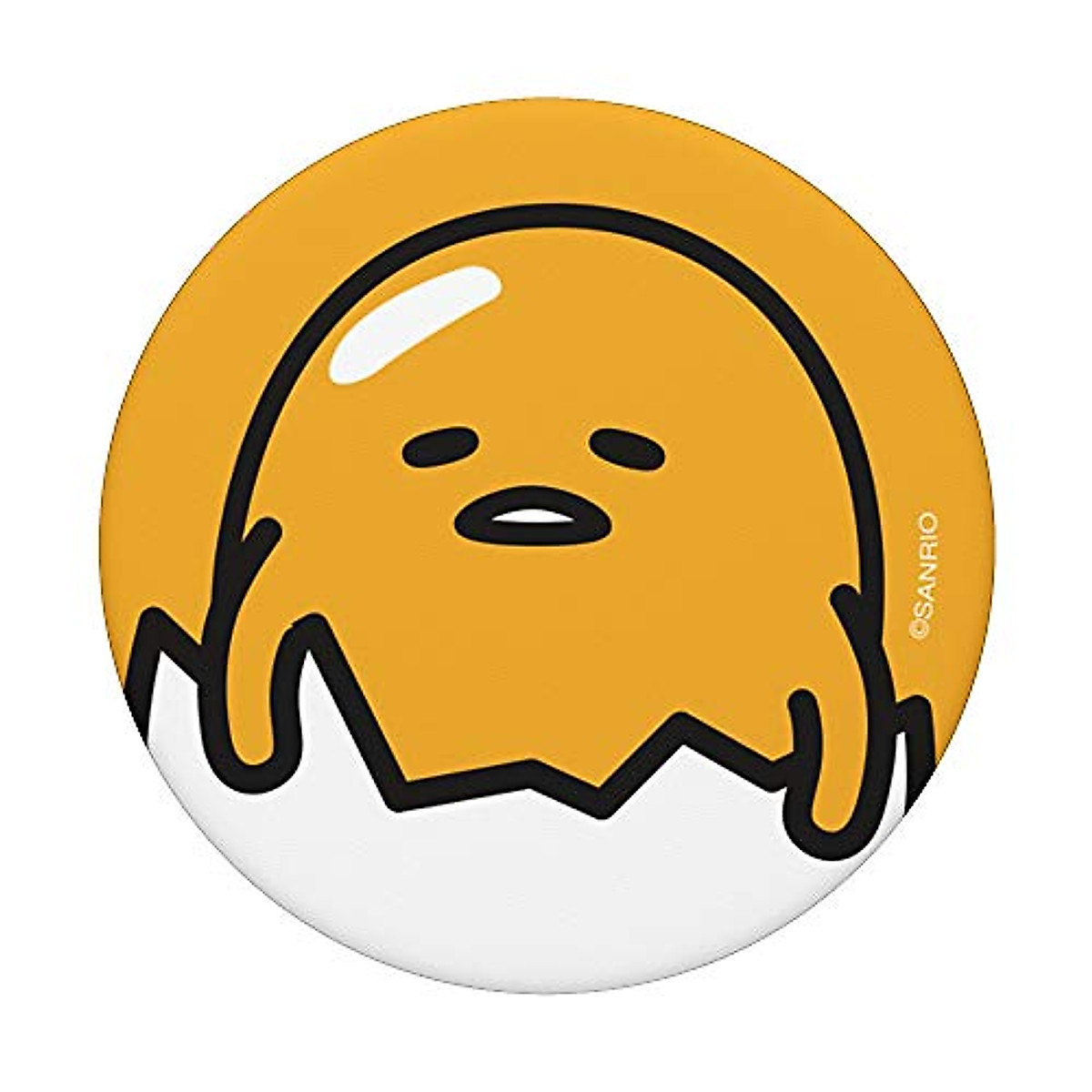 Gudetama Cracked Shell PopSockets Stand for Smartphones and Tablets PopSockets PopGrip: Swappable Grip for Phones & Tablets