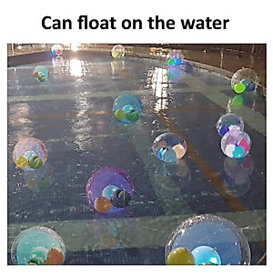 lightsfever Clear Balloons, Bobo Balloons, Transparent Balloons, Wedding bubble balloons, Wedding Party Decorations, Birthday decorations, bachelorette party balloons, for helium or air (20 pack)