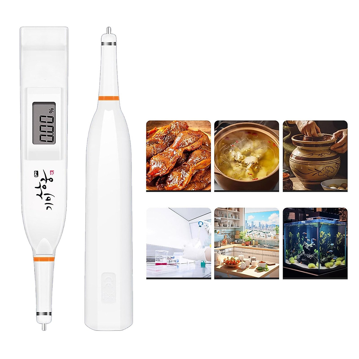 JinGuoZiLP Digital Salinity Meter Tester Pen Food Beverages Salts Content Water Quality TES