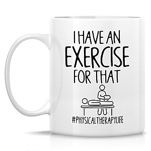 Retreez Funny PT Physical Therapy Mug Gift Therapist Exercise Physiotherapist Graduation Thank You 11 Oz Ceramic Coffee Mug - Sarcasm Inspirational birthday gift for friend coworker him her sis bro