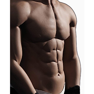 HiPlay 1/6 Scale Male Figure Head Sculpt, Handsome Men Tough Guy, Doll Head for 12" Action Figure Phicen, TBLeague (DH01 Head Sculpt)