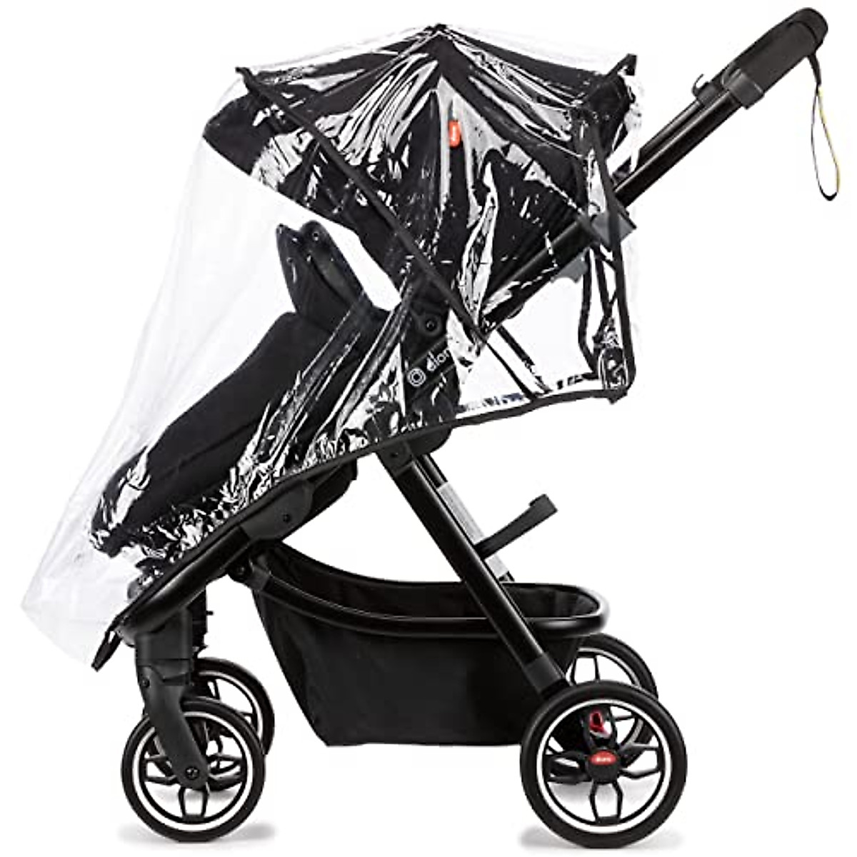 Diono Excurze Baby, Infant, Toddler Stroller, Perfect City Travel System Stroller and Car Seat Compatible, Adaptors Included Compact Fold, Narrow Ride, XL Storage Basket, Black Midnight