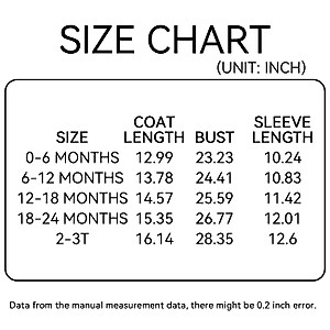 AIMISYOU Infant Fleece Jacket 6-12 Months Neutral Baby Boy Clothes Winter Outfit for Girl