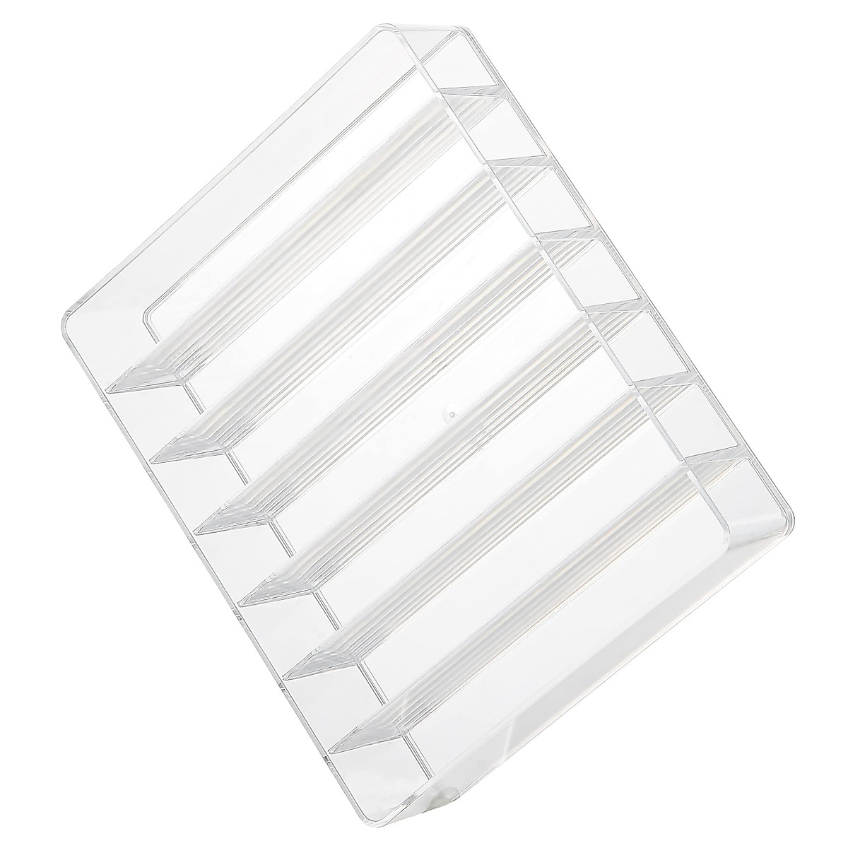 Clear Makeup Organizer, Ocira 7-Compartment Eyeshadow Palette Organizer BPA-Free Plastic For Countertop Vanity & Drawer