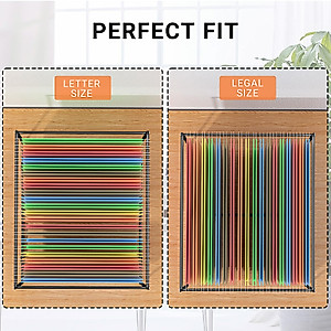 New Hanging File Folder Frame Letter/Legal Size,10.9"H,File Cabinet Organizer,Hanging File Folders Holder,Heavy Loads Desk Organizers Filing Box Inserts for Office,Stable,Sturdy,Easily Moving 1 Pack