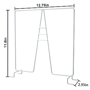 ERYTLLY Shelf Dividers Closet Shelf Dividers Closet Wire Shelf Dividers Wire Closet Shelf Dividers Separator Steel Organizers Closet Organizer