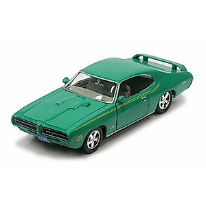 1969 Pontiac GTO Judge, Green - Motormax 73242 - 1/24 scale Diecast Model Toy Car