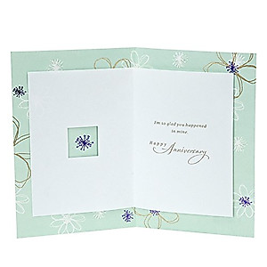 Hallmark Anniversary Card for Wife or Girlfriend (Flower Outlines)