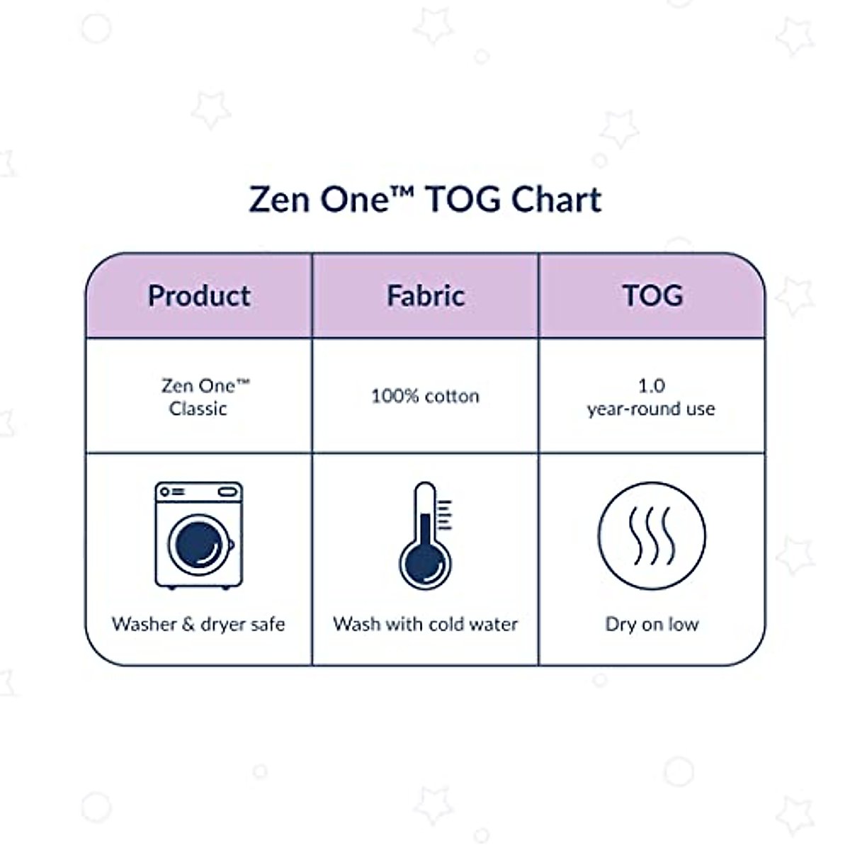 Nested Bean Zen One™ - Gently Weighted Swaddle for Babies 3-6M (13-18.5 Lbs) | Adapts for arms in/Out | Prevents startles | Aid Self-Soothing | 2-Way Zipper | Machine Washable | TOG 1.0