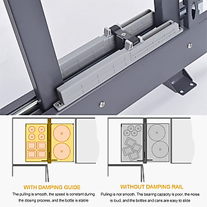 ZHIRCEKE Kitchen Blind Corner Pull Out Shelf Organiser Corner Slide Out Pan Pot Rack Shelving Unit Organizer for 900-1000mm Cabinet