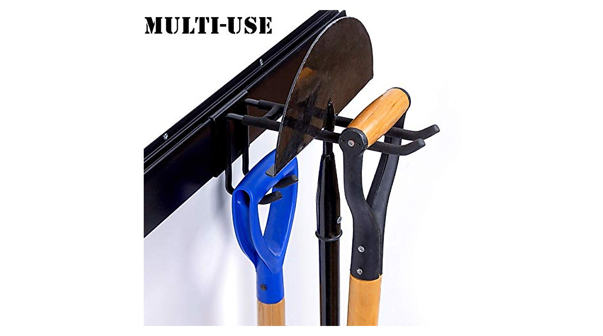 WALMANN Wall Mount Tool Organizer, Ski Wall Rack, Garage Storage Rack ...