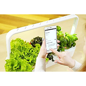 Click and Grow Smart Garden 9 PRO w/Bluetooth | App and Touch Controlled Indoor Garden | Easier Than a Hydroponics Growing System | Herb & Vegetable Garden Starter Kit w/ 9 Plant Pods