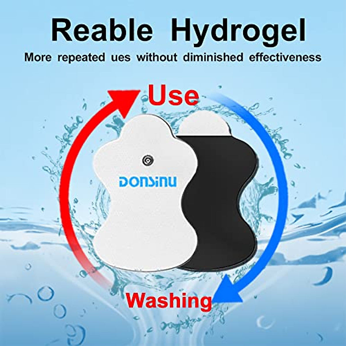 10 Pcs Durable Compatible with Omron Tens Unit Replacement Pads,5Pairs Replacement Electrotherapy Pads