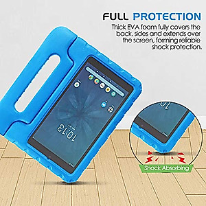 TIRIN Walmart Onn 8 Inch Tablet Case, Light Weight Shockproof Handle Friendly Convertible Stand Kids Case for Walmart Onn 8 inch Android Tablet 2019 Release Model ONA19TB002 NOT for 2020 Gen 2 - Blue