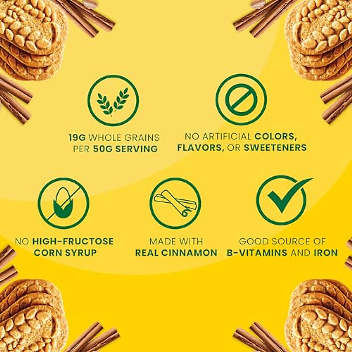 belVita Cinnamon Brown Sugar Breakfast Biscuits, Value Pack, 12 Packs (4 Biscuits Per Pack)