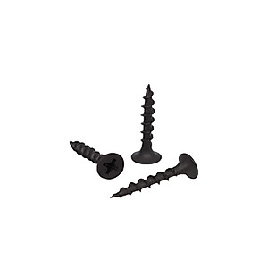 LLAMA Fastener Drywall Screws #6x1-1/4” - Coarse Threaded Black Phosphate Screws, Pay 1.0LB Now GET 1.2LB