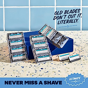 Dollar Shave Club | Ultimate Shave Set | 4 Extra Close Refill Cartridges, 1 Handle, 1 Prep Scrub 3 ounce, 1 Shave Cream 6 ounce, 1 Post Shave Dew 3.4 ounce