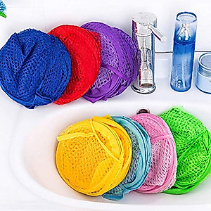 Amosfun Collapsible Laundry Baskets Hamper mesh Basket Large- up hampers Foldable popup- Foldable Easy Open Mesh Laundry Clothes- Hamper Basket for College Dorm (Black)