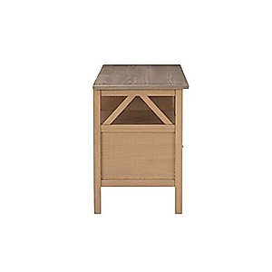 Linon Titian Driftwood TV Stand