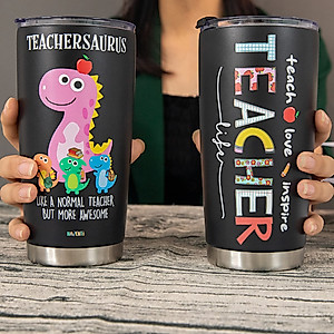 NAZENTI Teacher Gifts, Teacher Gifts For Christmas, Teacher Gifts For Women, Teacher Tumbler 20 Oz, Teacher Birthday Gifts, Teacher Appreciation Gifts, Teacher End Of Year Gifts, Gifts For Christmas