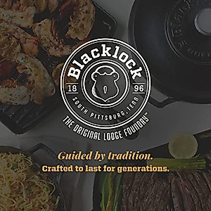 Lodge Blacklock 10.25" Triple Seasoned Cast Iron Skillet - Preseasoned Cast Iron Skillet Pan - Easy Cleanup - Lightweight Design - Cast Iron Cookware - Premium Cast Iron Skillets