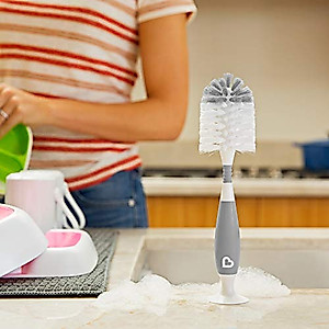 Munchkin® Bristle™ Bottle Brush, Grey