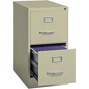 22" Deep 2-Drawer Letter-Size Commercial Vertical File