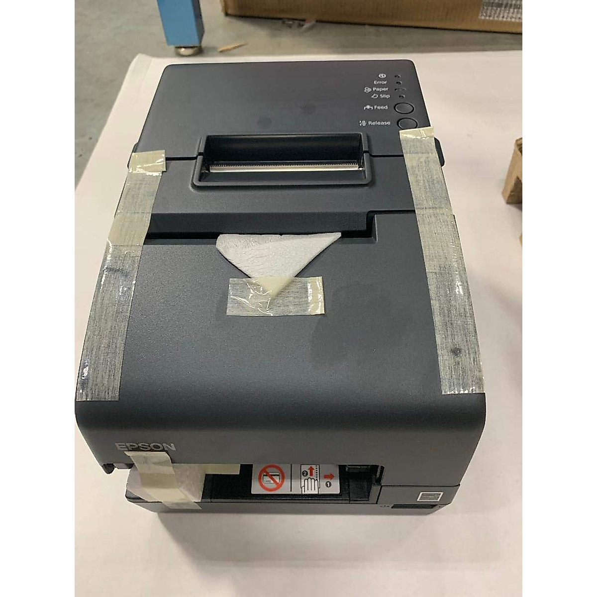 Epson C31CB25024 TM-H6000IV Multifunction Printer, 9 Pin, MICR and Endorsement, Serial and USB Interfaces, Without PS-180, Dark Gray (Renewed)