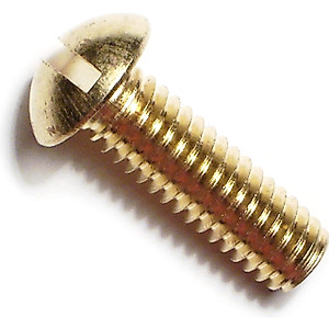 Hard-to-Find Fastener 014973131555 Slotted Round Machine Screws, 5/16-18 x 1, Piece-10