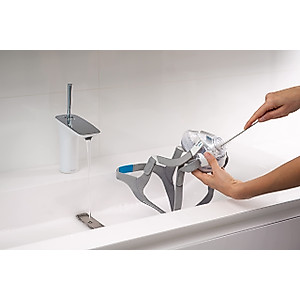 CPAP Tube Cleaning Brush by Snugell - Tube and CPAP Mask Cleaning Brush - Standard 22mm Tubing Diameter - Clean Exterior and Interior of Tubing and Mask - Flexible Brush (84 in) - Handy Brush (7 in)