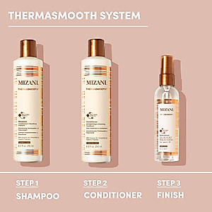 Mizani Thermasmooth Shine Extend Anti-Humidity Spritz | Seals Blowouts & Prevents Frizz | for Curly Hair | 3 Fl Oz