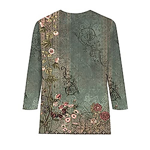 blouses & button-down shirts, summer tops for women 2023 trendy, womens tunic tops 3/4 sleeve, tunics or tops to wear with leggings, womens tops, 3/4 length sleeve womens tops plus size