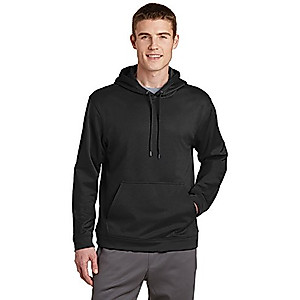 Sport-Tek Sport-Wick Fleece Hooded Pullover M Black