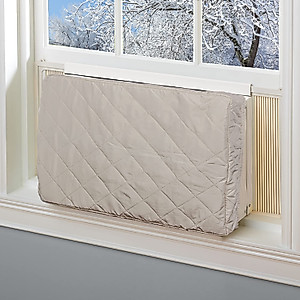 BNYD Air Conditioner Cover Heavy Duty AC Window Unit Cover (Indoor 25'' x 17" x 2.5")