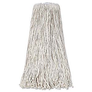 Boardwalk 232C Mop Head, Premium Standard Head, Cotton Fiber, 32oz, White, 12/carton