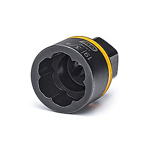 GEARWRENCH 7 Pc. 1/4 & 3/8" Drive Metric Bolt Biter Impact Extraction Socket Set - 87911