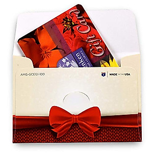 100 Guardian Gift Card Envelopes – Gift Card Holder w/Bow – Small Envelopes – Use as Congratulatory or Birthday Gift Card Holder or Key Card Holder – Mini Envelopes (Bows)
