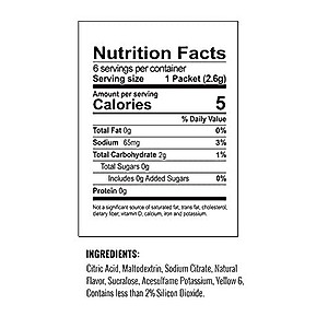 Orange Crush- Powder Drink Mix - Sugar Free & Delicious, Makes 72 flavored water beverages