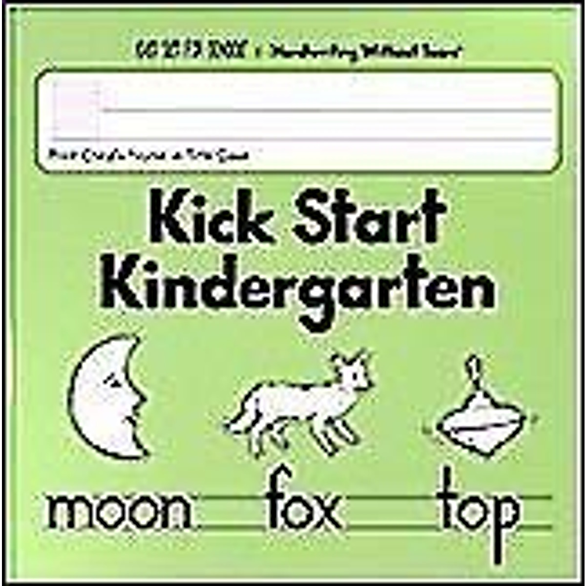 Kick Start Kindergarten Handwriting Without Tears
