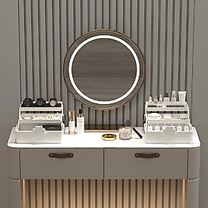 Covetree 3-Layer Plastic Dividing Storage Box，Multifunctional Plastic Tool Box with Handle for Sewing, for Sewing, Makeup, Medicine, Nail, Hair Accessories for Kids