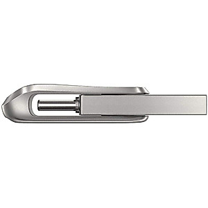 SanDisk 256GB Ultra Dual Drive Luxe USB 3.1 Type-C Flash Drive for Acer Convertible 2-in-1 Laptops Chromebook Spin 713, Aspire 1 (SDDDC4-256G-G46) Gen1 Bundle with (1) Everything But Stromboli Lanyard