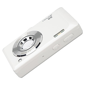 Small Camera for Teens 50MP 4K Digital Camera Face Recognition 2.7 TFT Screen with Lanyard for Photography (Silver)