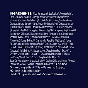 Avalon Organics Thickening Shampoo Complex (Packaging may vary), Biotin B, 14 Fl Oz