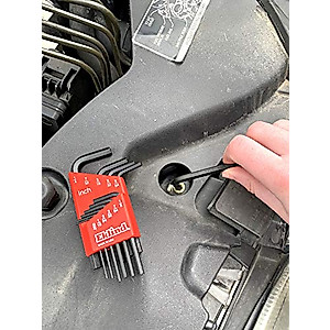 EKLIND 10111 Hex-L Key allen wrench - 11pc set SAE Inch Sizes .050-1/4 Short series
