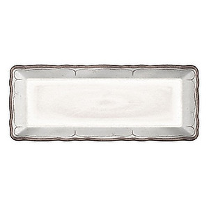 Le Cadeaux Rustica Antique Baguette Tray, White